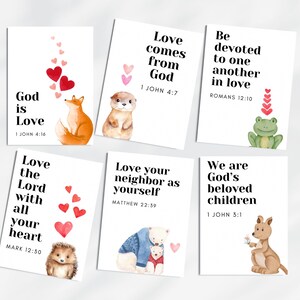 Valentine’s Day Scripture Cards | Christian Love Lunchbox Notes | 18 ...