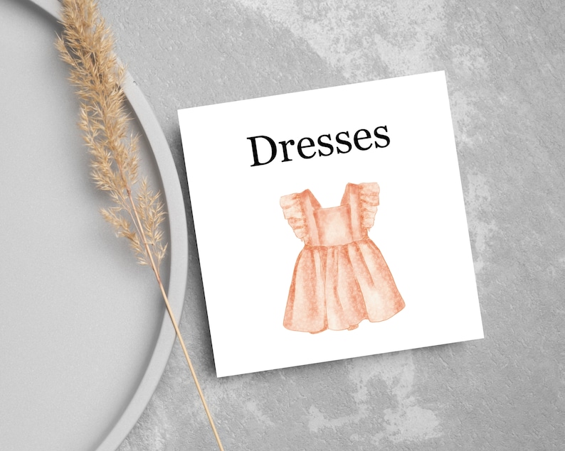 Kids Clothing Labels Printable | Montessori Visual Pictures for Kids ...