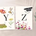 Garden Alphabet Flashcards Printable | Botanical Nature Scavenger Hunt ...
