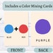 30 Toddler Color Flashcards Printable Montessori Color Mixing Education ...