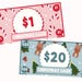 Christmas Cash Pretend Play Money for Kids | Stocking Stuffer Reward ...