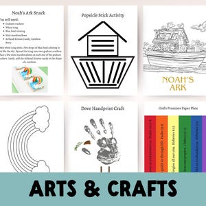 Noah’s Ark Bible Unit Homeschool | Christian Bible Lesson | Kids Bible ...