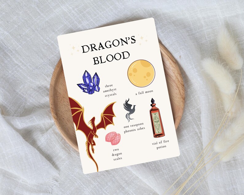 Halloween Witches Brew Potion Recipe Cards | Enchanted Halloween ...