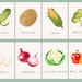 32 Fruits and Vegetables Flashcards Farmers Market Montessori Cards ...
