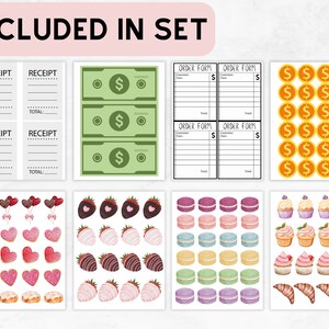 Kids Bakery Dramatic Play Printables Valentines Day Treats Edition ...