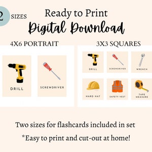 30 Tools Flashcards Tools Learning Pack Tool Identification Flashcards ...