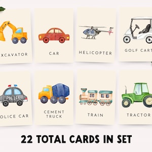 22 Vehicles Montessori Homeschool Resource | Trucks and Transportation ...