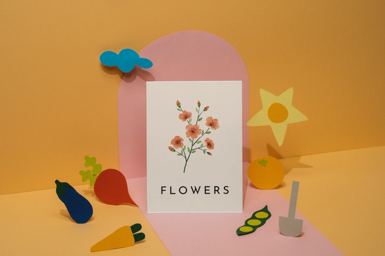 24 Plants Flashcards Montessori Botanical Flashcards for Kids Nature ...