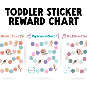 Kids Reward Chart Mermaid | Potty Training Chart Printable | Toddler ...