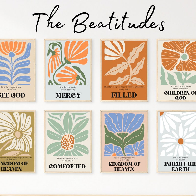Beatitudes Poster - Etsy