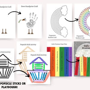 Noah’s Ark Bible Unit Homeschool | Christian Bible Lesson | Kids Bible ...