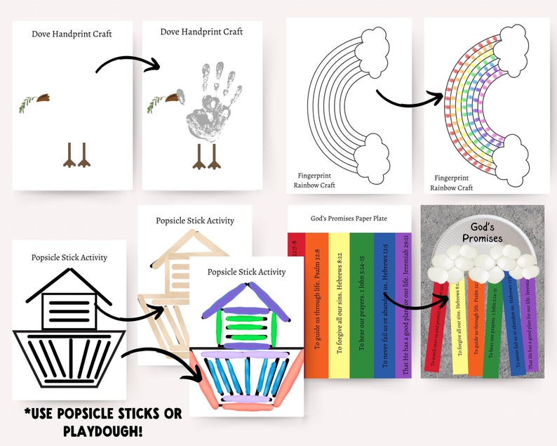 Noah's Ark Bible Unit | Homeschool Curriculum, Sunday School Printables ...