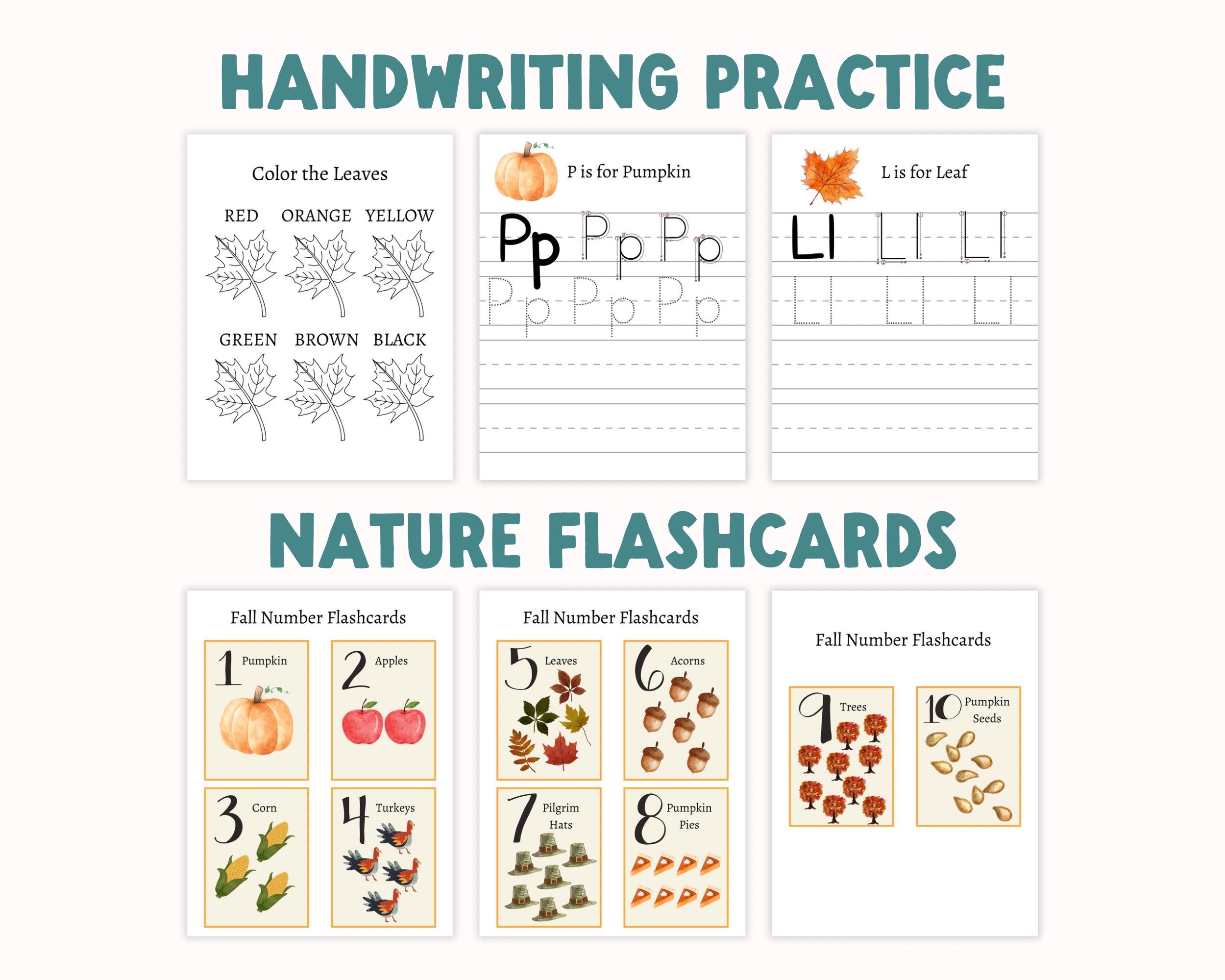 Fall Thanksgiving Preschool Unit Study | Educational Activities ...