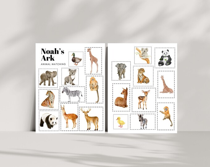 Bible Activities for Kids Noahs Ark Bible Busy Binder Bible Busy Book ...