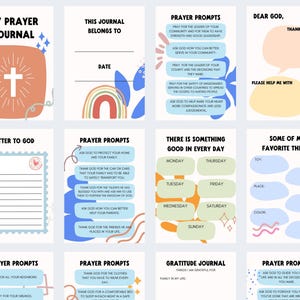 My Prayer Journal for Kids | Prayer Prompt Activity | Gratitude Journal ...