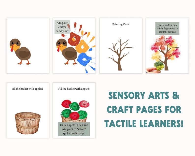Fall Thanksgiving Preschool Unit Study | Educational Activities Bundle ...