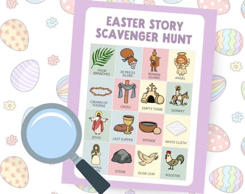 Easter Holy Week Bundle Printables for Kids- Christian Sunday School ...