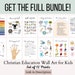 7 Divine Promises Rainbow Scripture Poster | Kids Christian Nursery Art ...