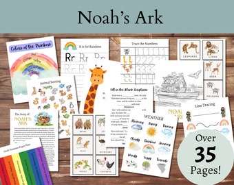 Noahs Ark Craft, Noahs Ark Coloring Pages, Sunday School Craft, Bible ...