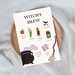 Halloween Witches Brew Potion Recipe Cards | Enchanted Halloween ...
