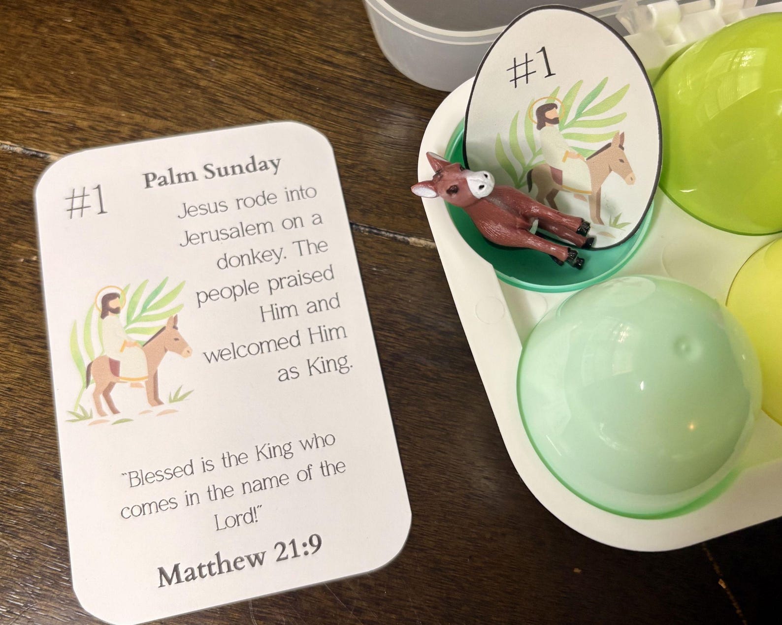 Religious Easter Story Cards for Resurrection Eggs- Christian Printable ...