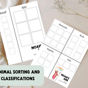 Noah’s Ark Bible Busy Book Printable | Christian Busy Binder | Sunday ...