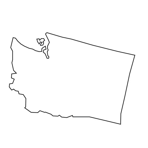 Washington State SVG PDF PNG Jpg Eps - Etsy