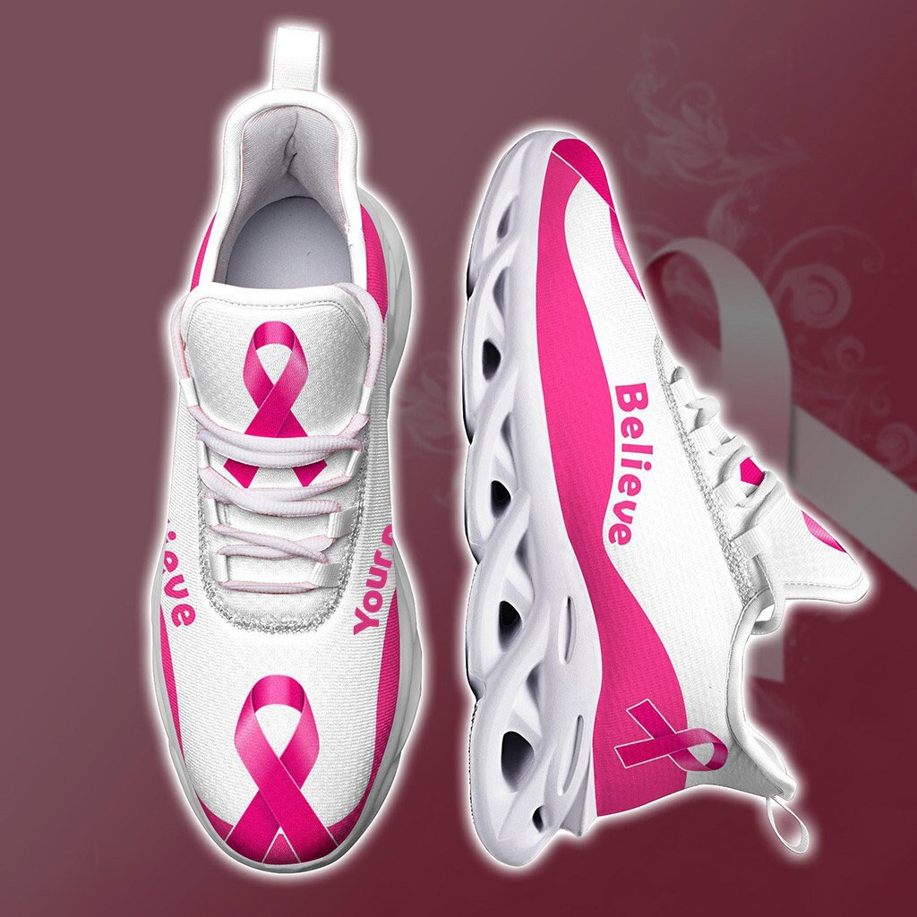 Pink Cancer Tennis Shoes