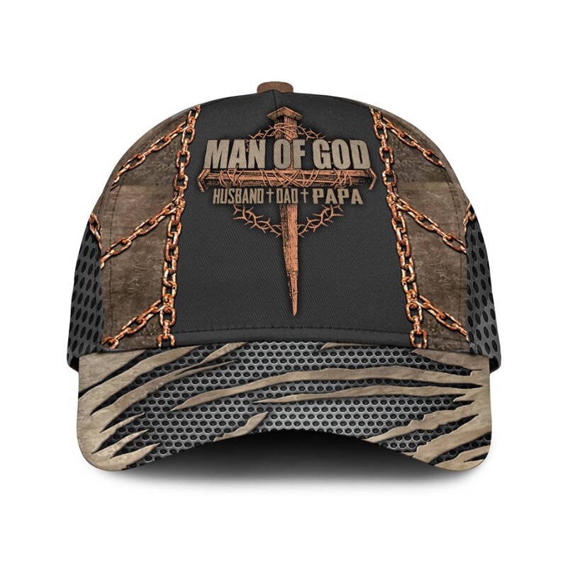 Man of God Husband Dad Papa Hat Jesus Cap Jesus Hat Men - Etsy