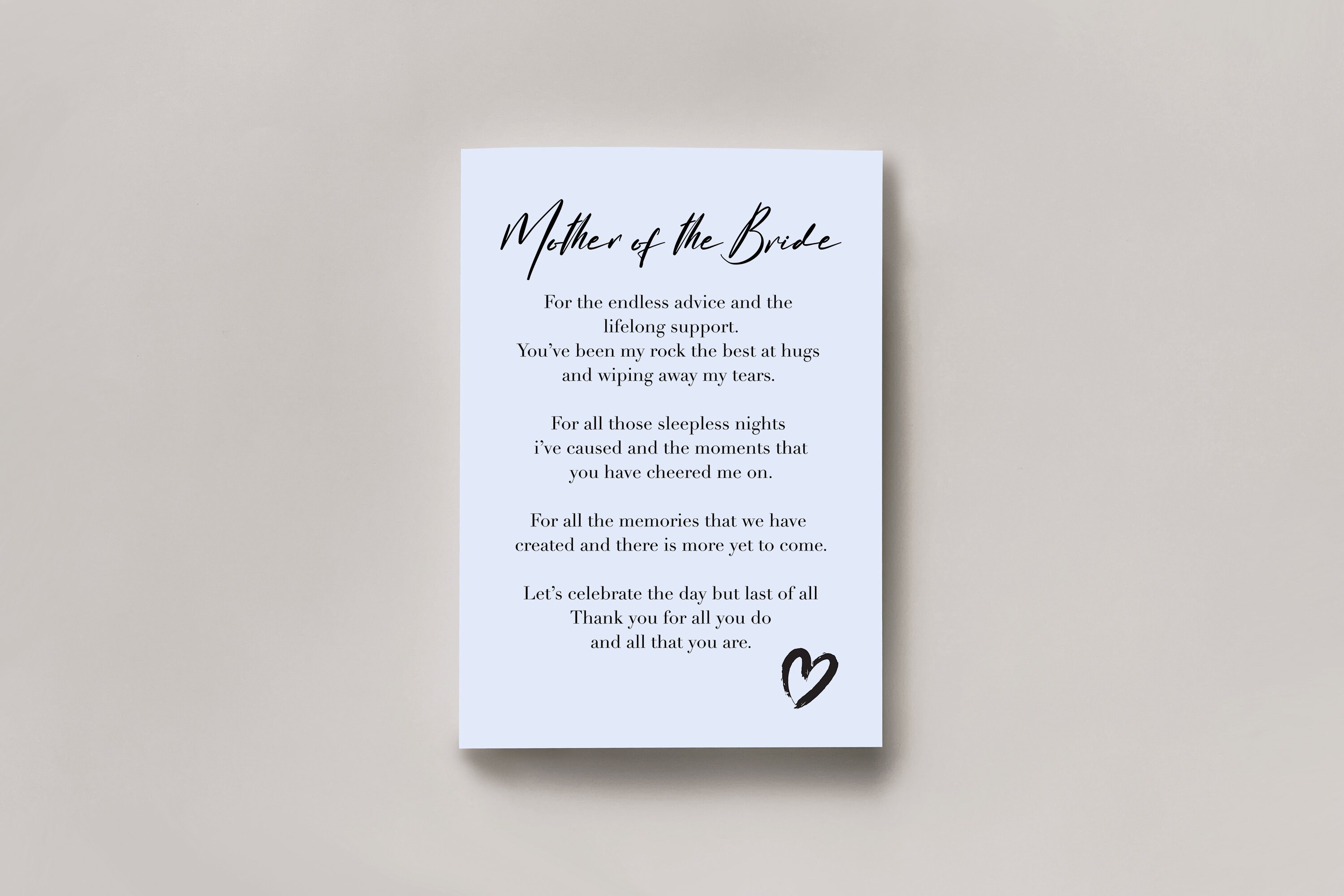 Mother of the Bride Poem Gift Mother of the Bride Poem Bride - Etsy ...