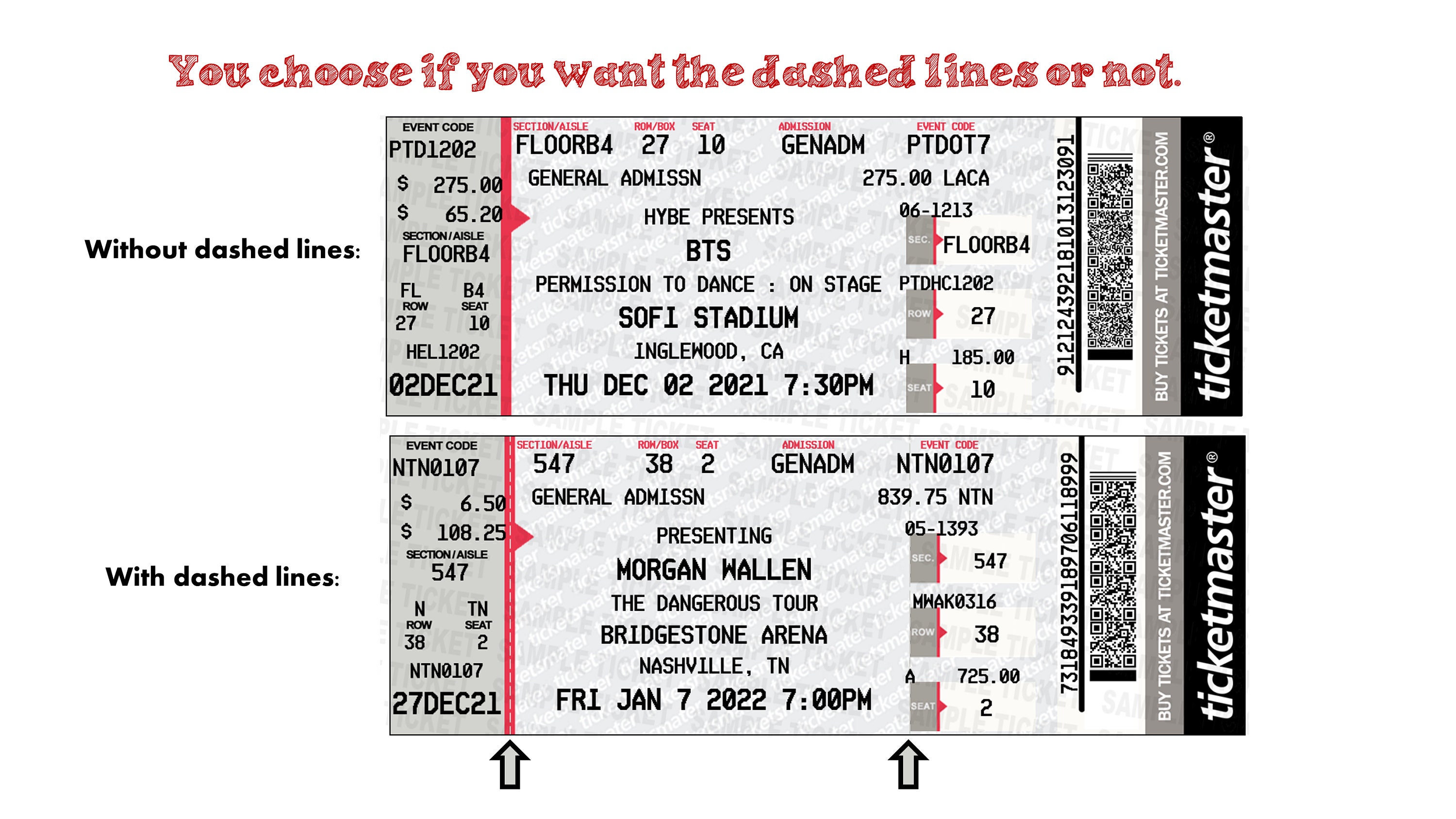 Boleto Ticketmaster Digital Personalizado - Etsy México