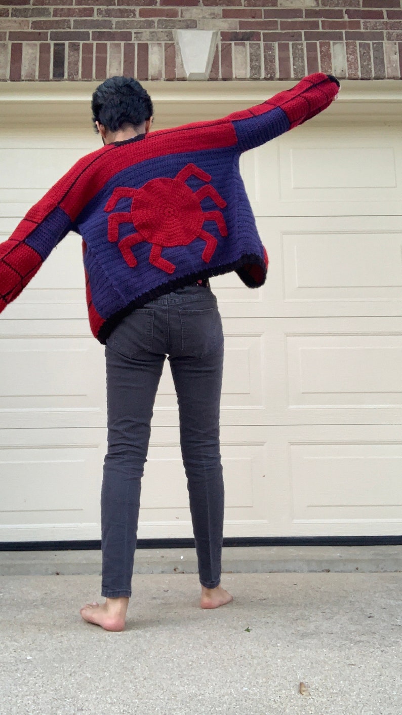 Spider-man Sweater Crochet Pattern - Etsy