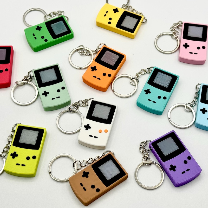 Retro Gamer Keychains - Etsy