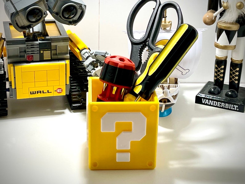 Question Block Pencil Holder Cup Tool Organizer - Etsy