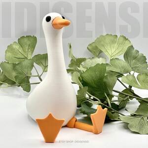 Super Cute Sitting Duck the Duck Sits Wherever It Wants 3D Printed - Etsy