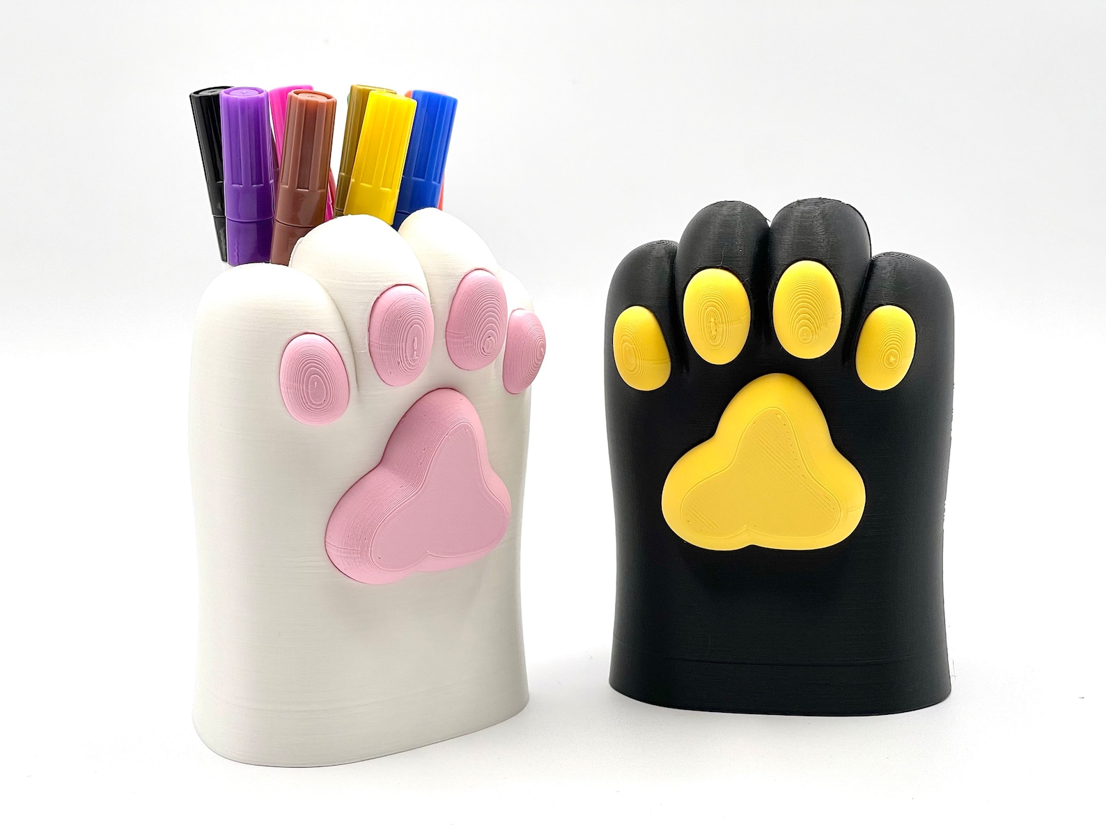 Cute Paw Kawaii Cat Paw Pencil Holder Cup Makeup Brush - Etsy