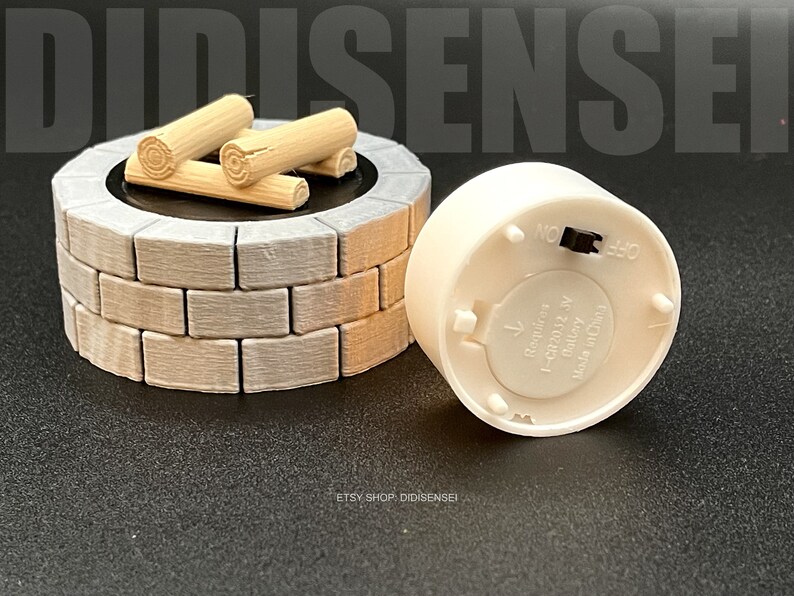 Mini Fire Pit Led Tealight Candle With Holder 3D Printed - Etsy