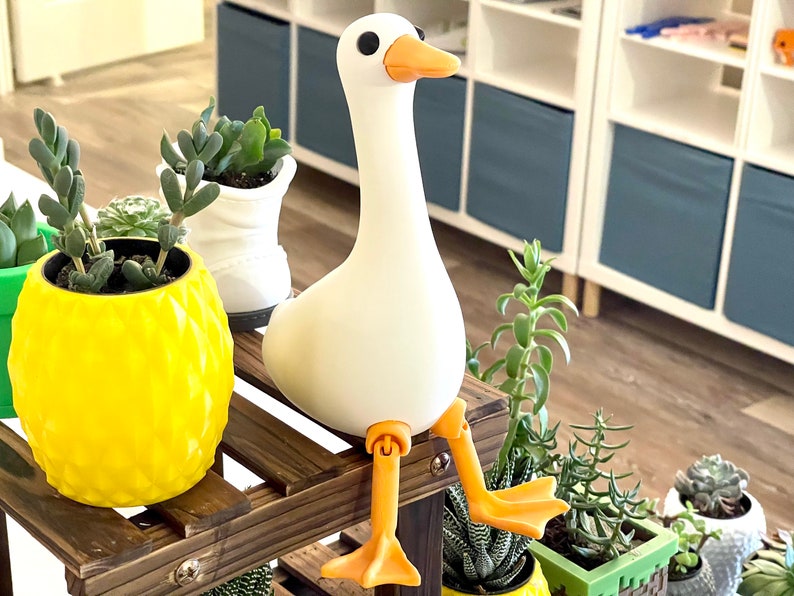 Super Cute Sitting Duck the Duck Sits Wherever It Wants 3D - Etsy