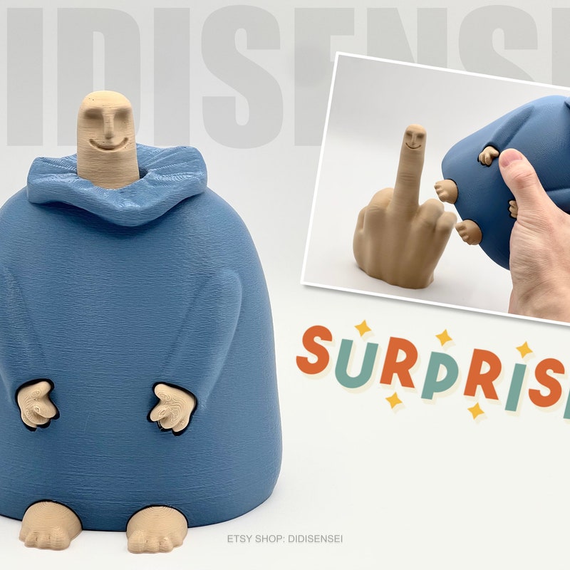 Middle Finger Figurines - Etsy