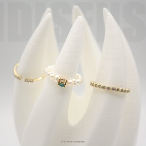 Vriden Ring Holder Minimalist Ring Display Stand Custom Colors 3D ...