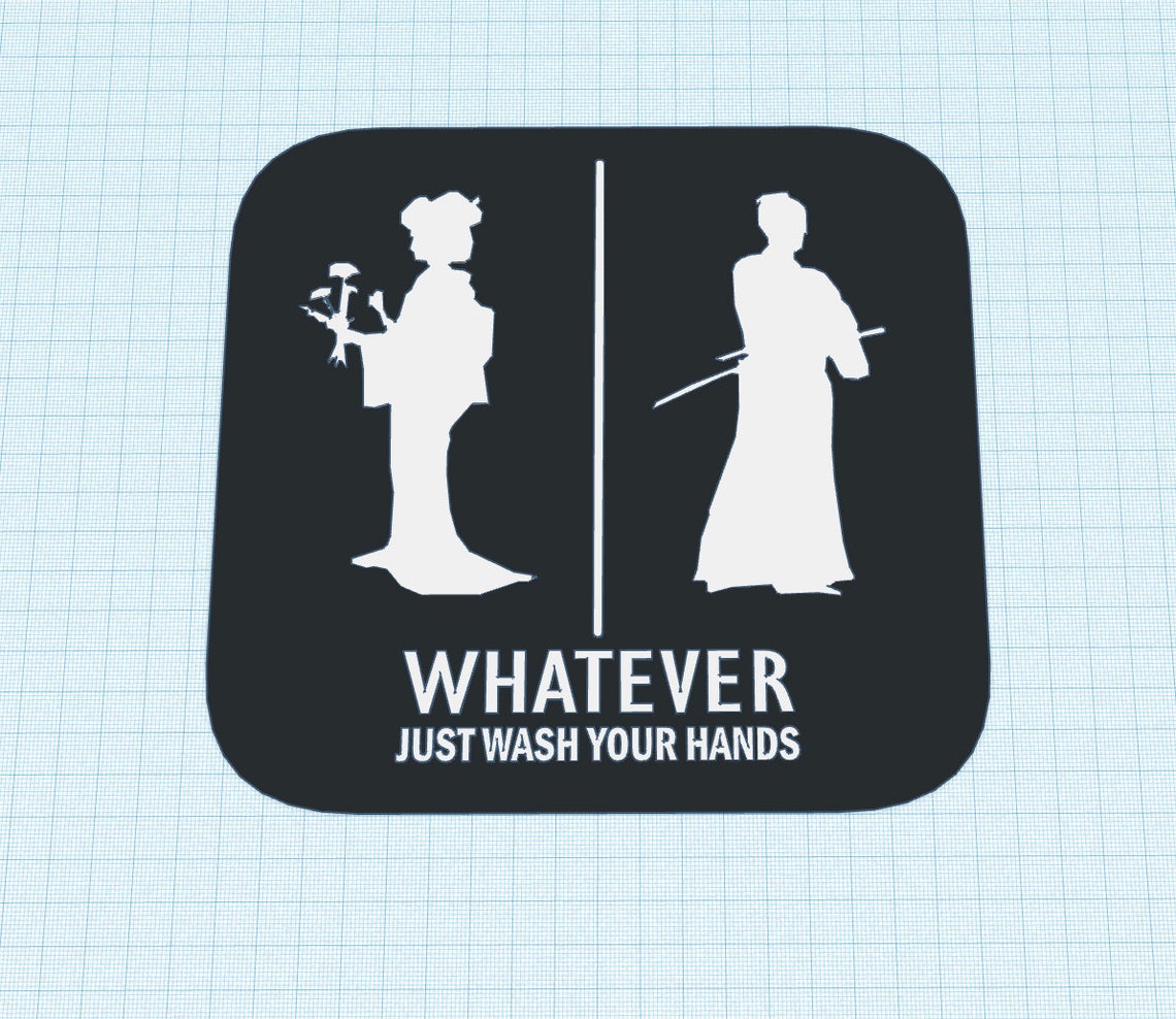 Japanese Geisha and Samurai Wash Your Hands Neutral - Etsy