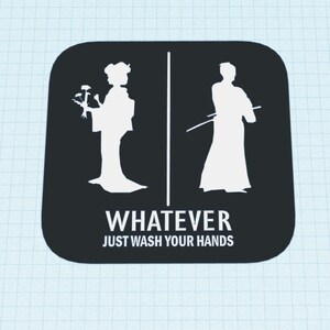 Japanese Geisha and Samurai Wash Your Hands Neutral - Etsy