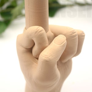 Collapsing Middle Finger Fidget Toy - Custom Colors - 3D Printed - Etsy