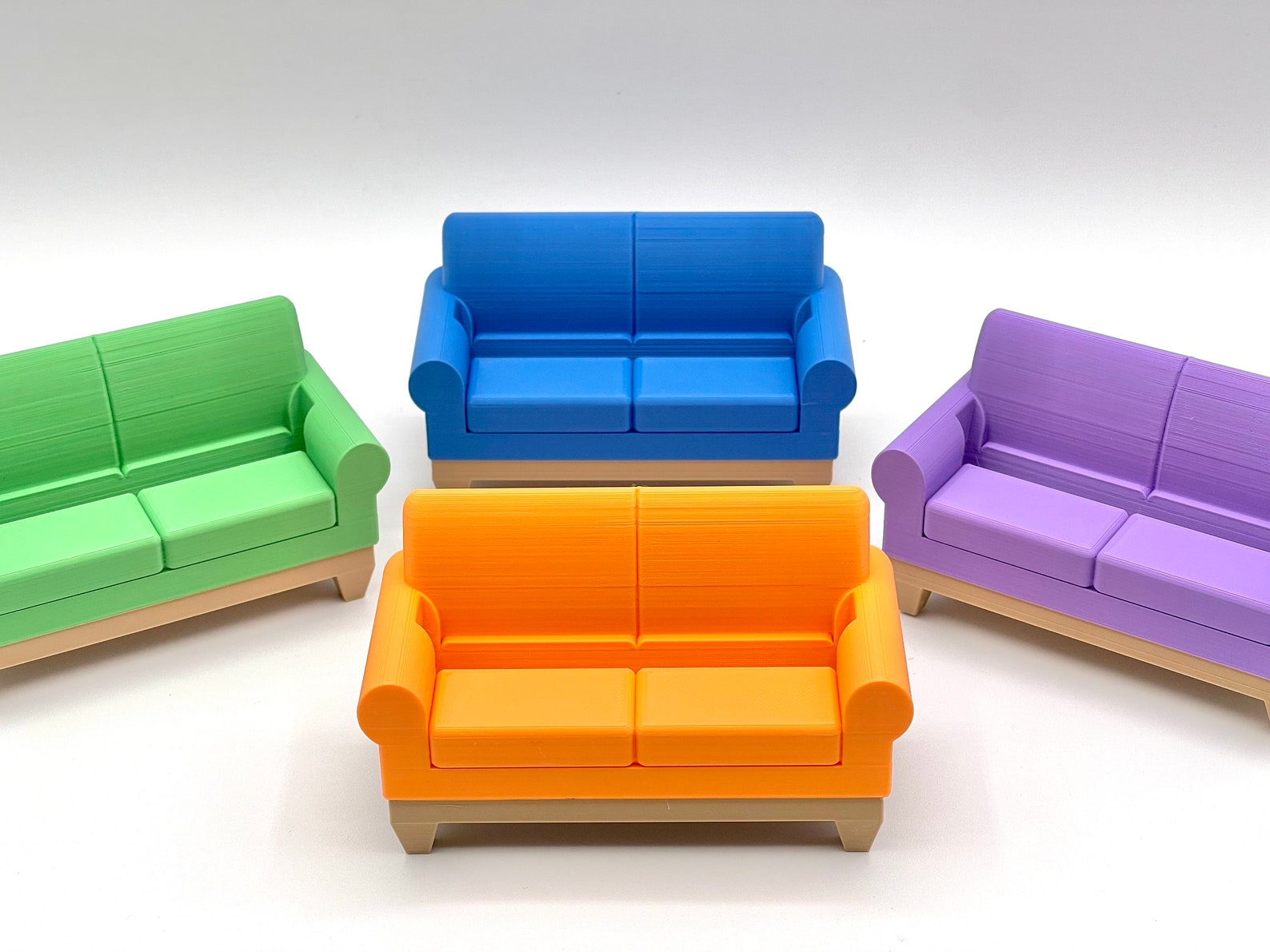 Couch/sofa Style Business Card Holder Loyalty Punch Card - Etsy