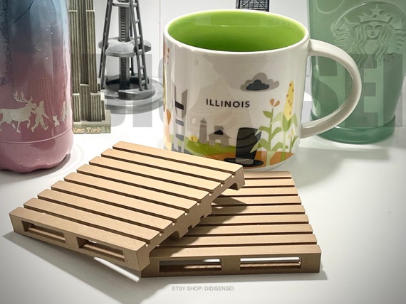 Cup with coaster store