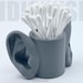 Ear Pot - Cotton Swabs Holder - Custom Colors - 3D Printed - Etsy