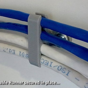 Ethernet Cable Runner / Network Cable Organizer / Cat5 Bundler / Cat6 ...