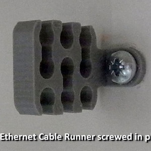 Ethernet Cable Runner / Network Cable Organizer / Cat5 Bundler / Cat6 ...