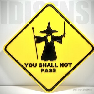 You Shall Not Pass - Etsy UK