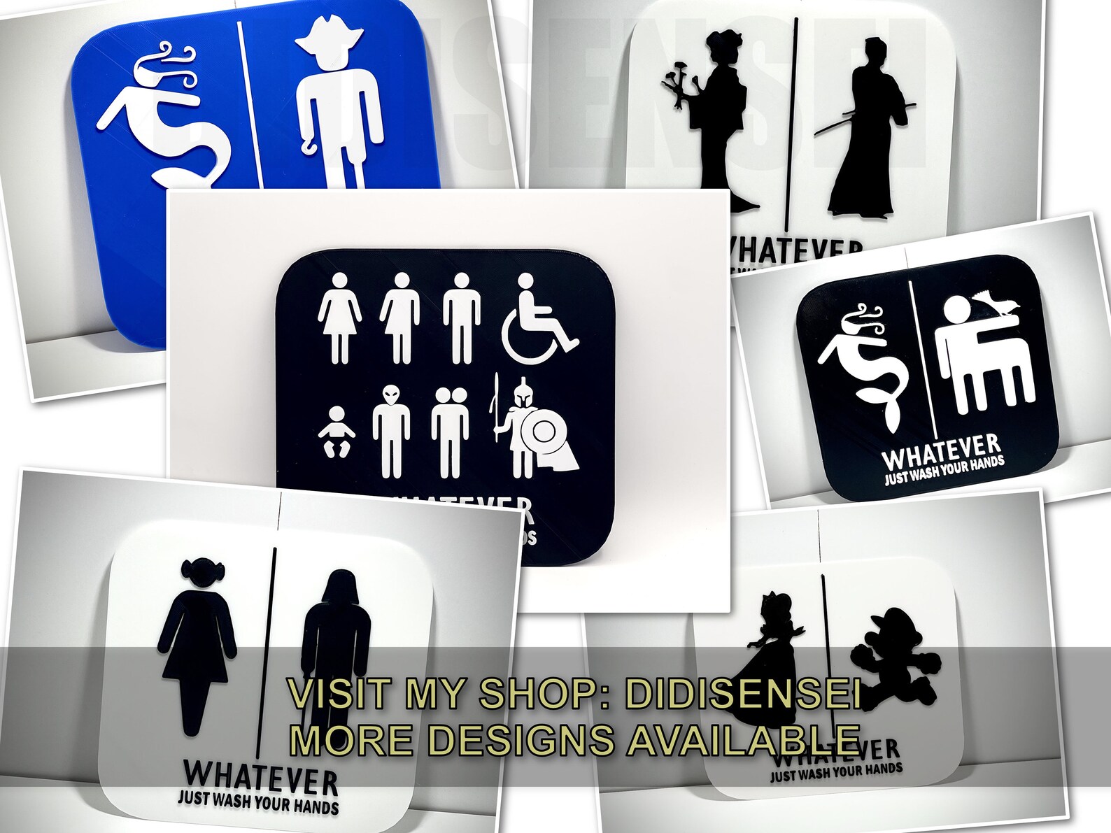 The Ultimate Neutral Bathroom Sign Just Wash Your Hands - Etsy